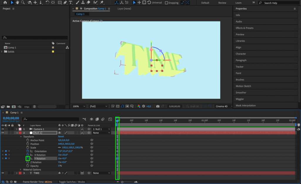 How to Extrude and Animate Text in After Effects CS6