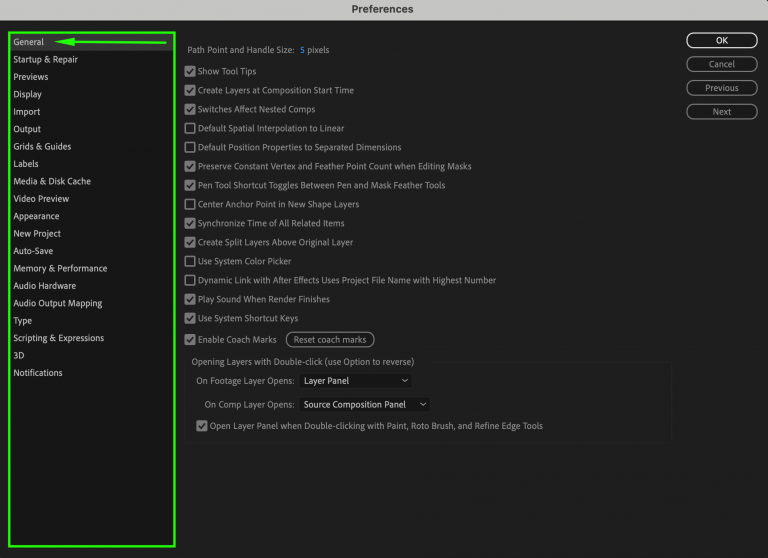 How to Open Preferences in After Effects | aejuice.com