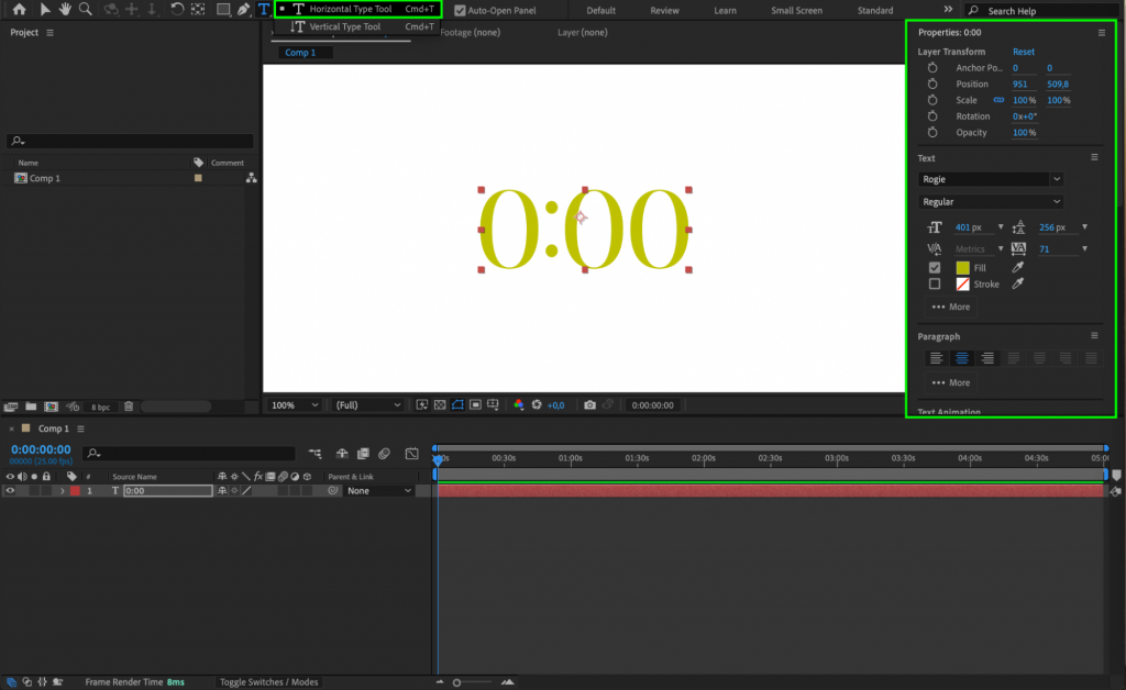 How to Add a Timecode in After Effects | aejuice.com
