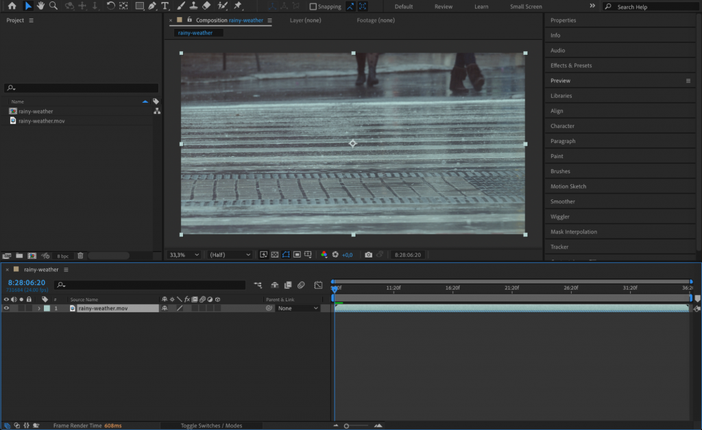 How to Reverse a Video in After Effects | aejuice.com