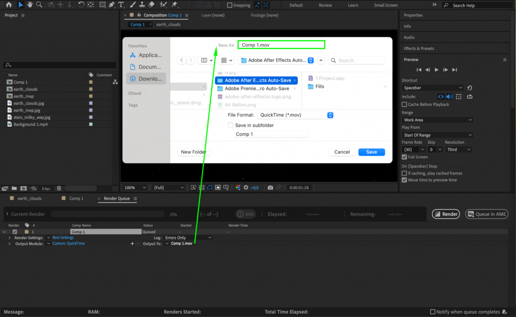 How to Start a Render in After Effects | aejuice.com