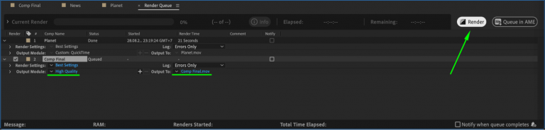 How to Use Prerender in After Effects | aejuice.com