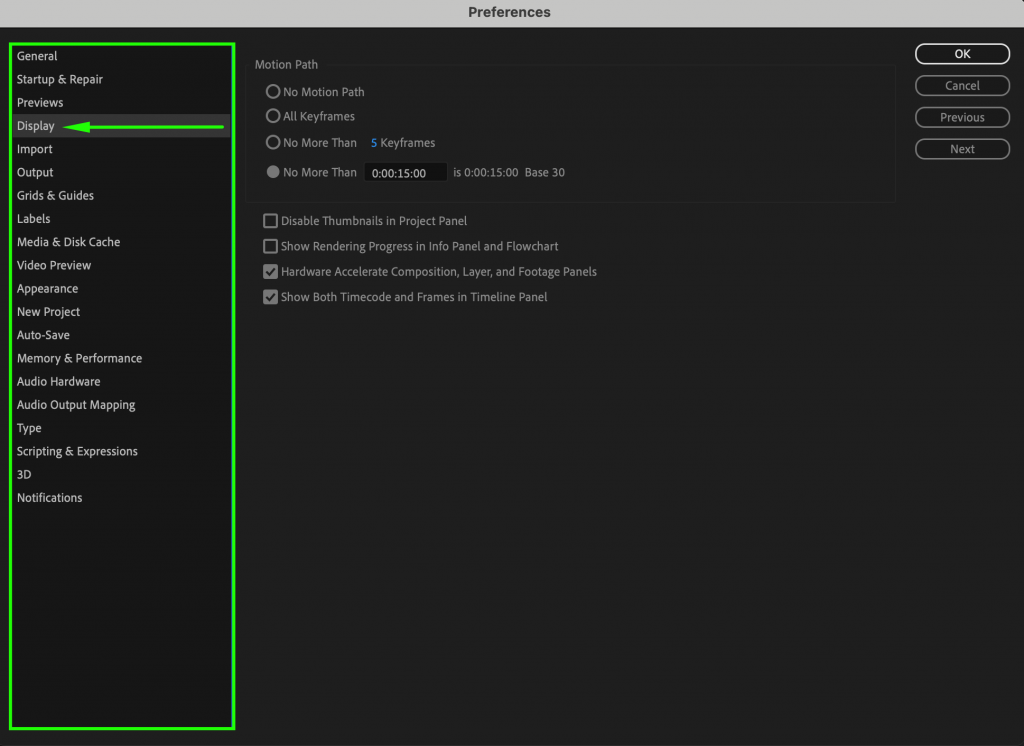 How to Open Preferences in After Effects | aejuice.com