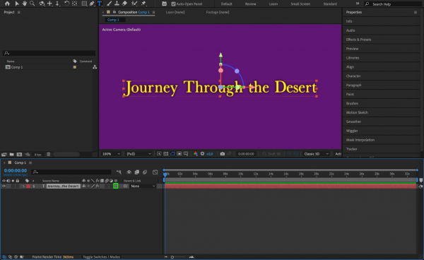 How to Skew Text in After Effects | aejuice.com