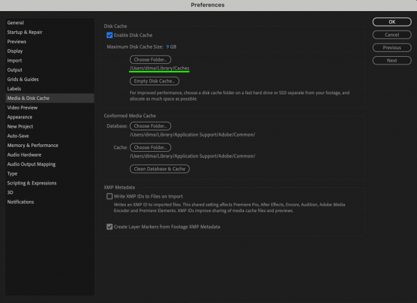 How to Change the Disk Cache Folder in After Effects | aejuice.com