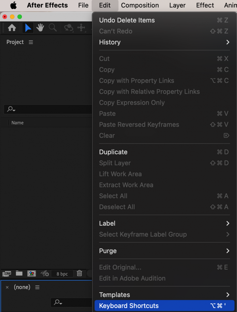 How to Customize Keyboard Shortcuts in After Effects | aejuice.com
