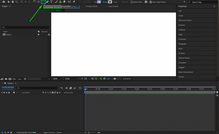 How to Change the Rectangle Tool to a Circle in After Effects | aejuice.com