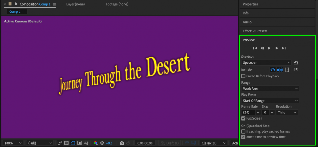 How to Skew Text in After Effects | aejuice.com