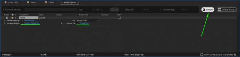 How to Use Prerender in After Effects | aejuice.com