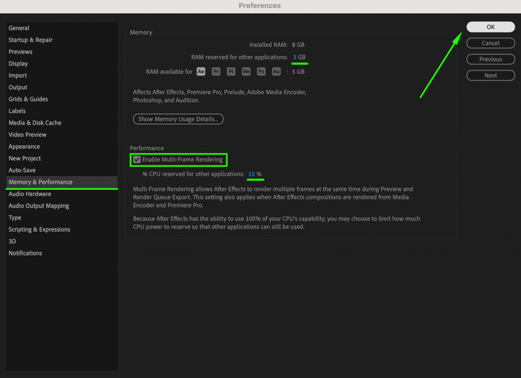 How to Enable Display Acceleration in After Effects | aejuice.com
