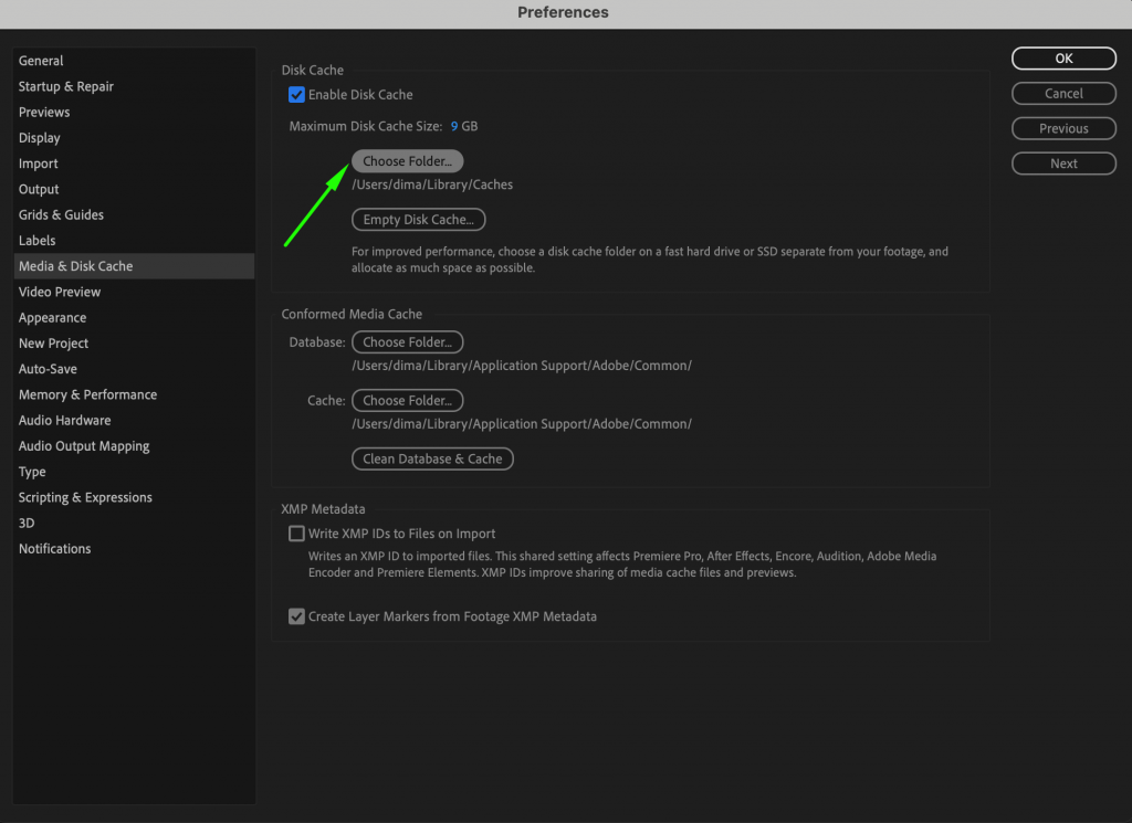 How to Change the Disk Cache Folder in After Effects | aejuice.com