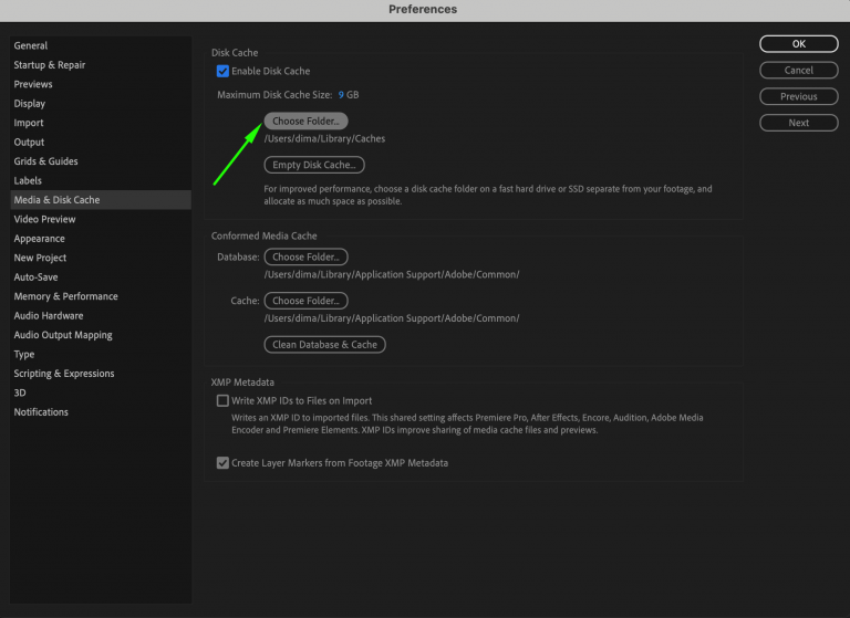 How to Change the Disk Cache Folder in After Effects | aejuice.com