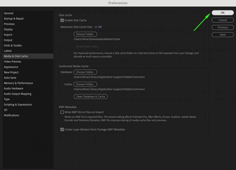 How to Change the Disk Cache Folder in After Effects | aejuice.com