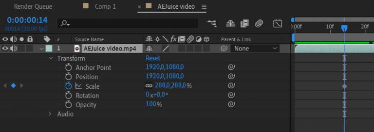 How to Zoom in After Effects CS6 | aejuice.com