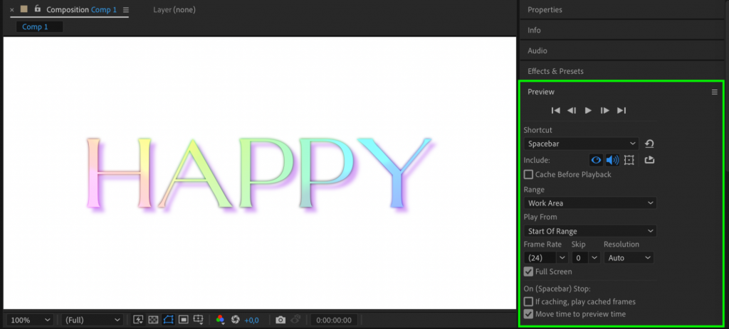 How to Add a Gradient to Text in After Effects | aejuice.com