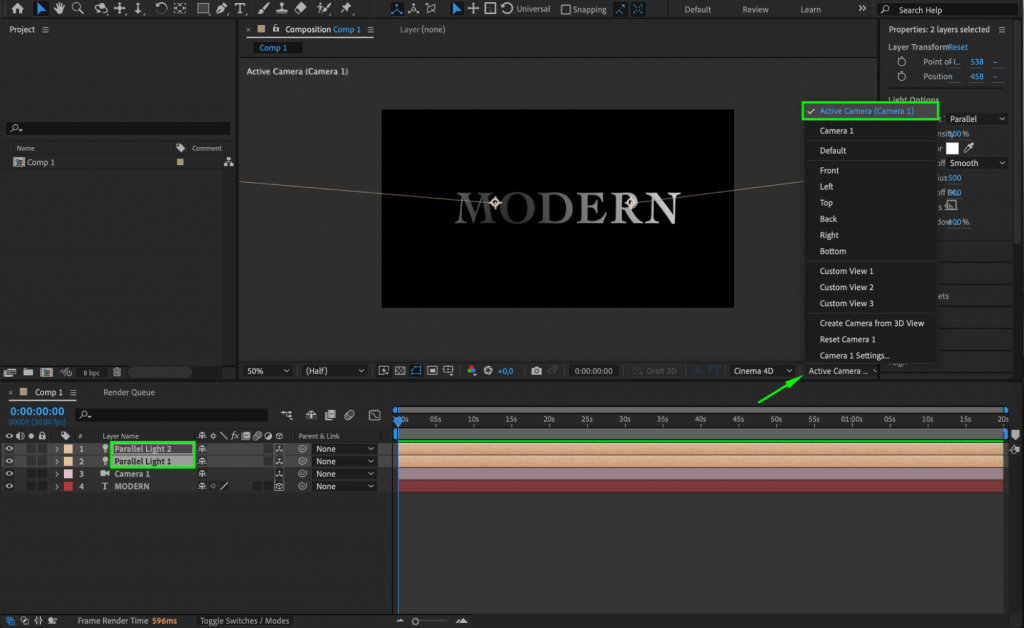 How to Add 3D Text in After Effects | aejuice.com