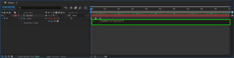 How to Create a Pulsing Text Effect in After Effects | aejuice.com