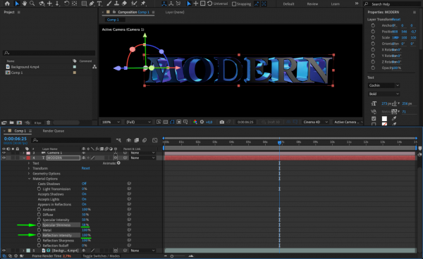 How to Add 3D Text in After Effects | aejuice.com