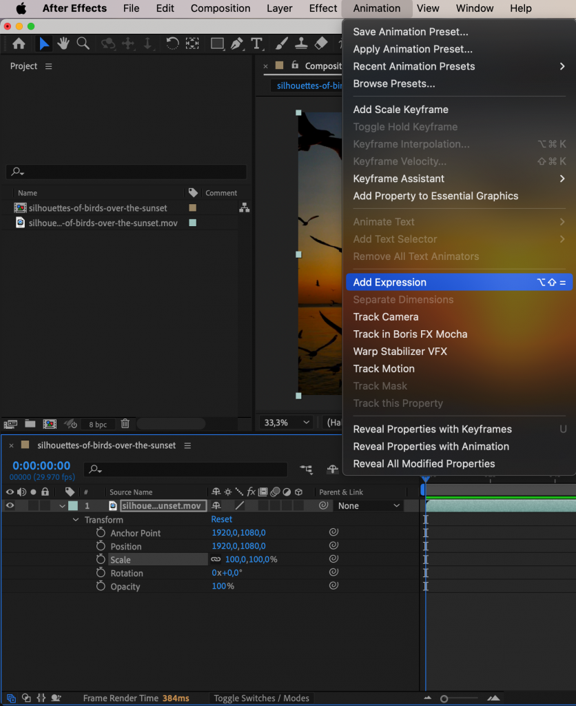 How to Access and Use Expressions in After Effects | aejuice.com