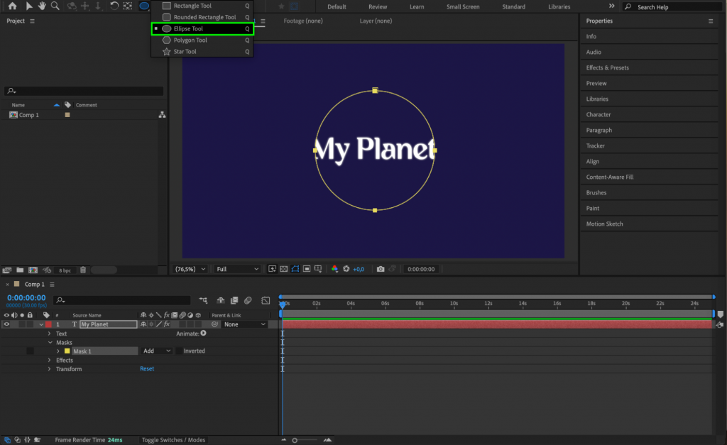 How to Create a Circular Path Animation in After Effects | aejuice.com