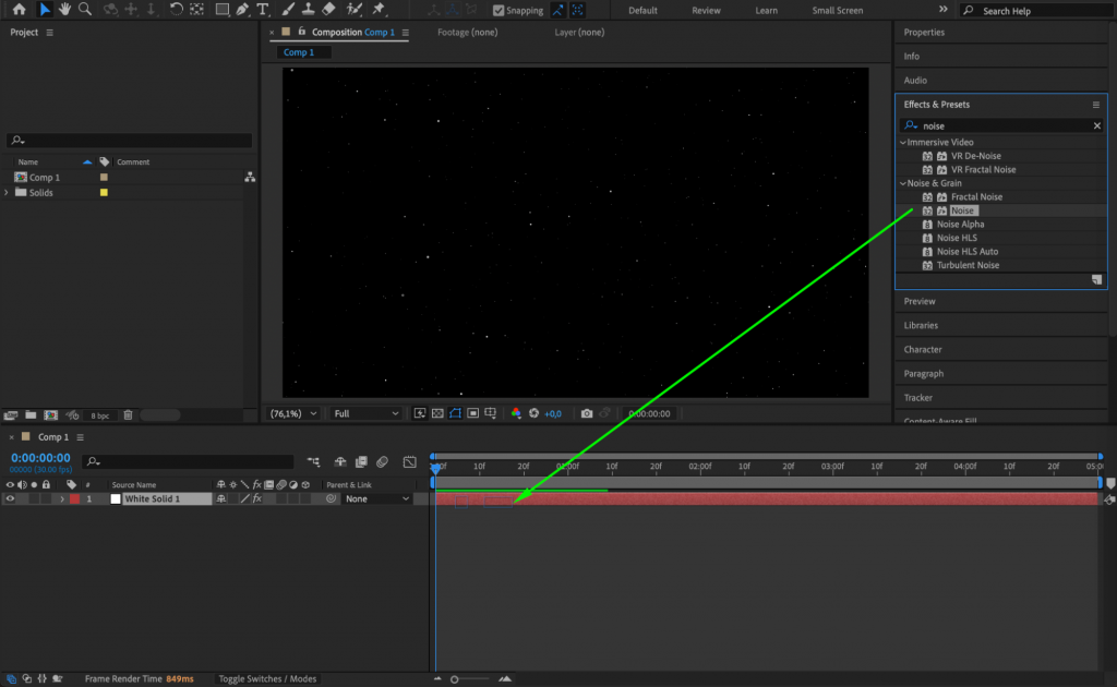 How to Make a Shooting Star in After Effects | aejuice.com