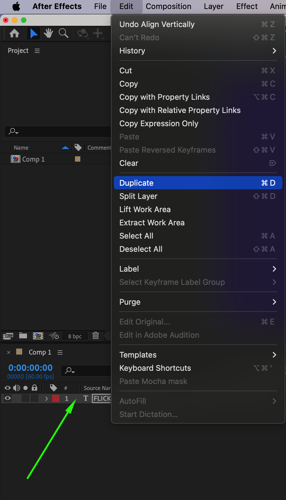 How to Add a Black and White Flicker Effect to Text in After Effects | aejuice.com