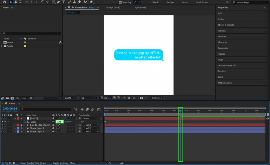 How to Create a Pop-Up Effect in After Effects | aejuice.com