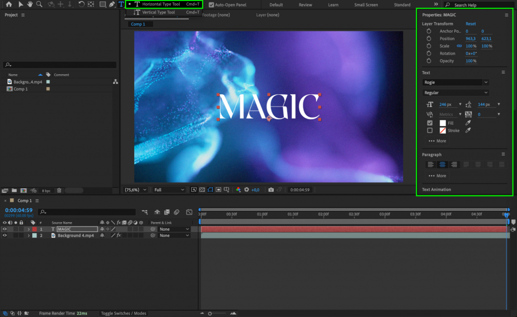 How to Underline Text in After Effects | aejuice.com
