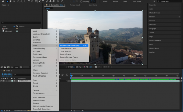 How to Speed Ramp Footage in After Effects | aejuice.com